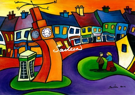 Company Time Fine Art Print - Saileen Drumm Art