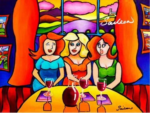 Girls Aloud Fine Art Print - Saileen Drumm Art