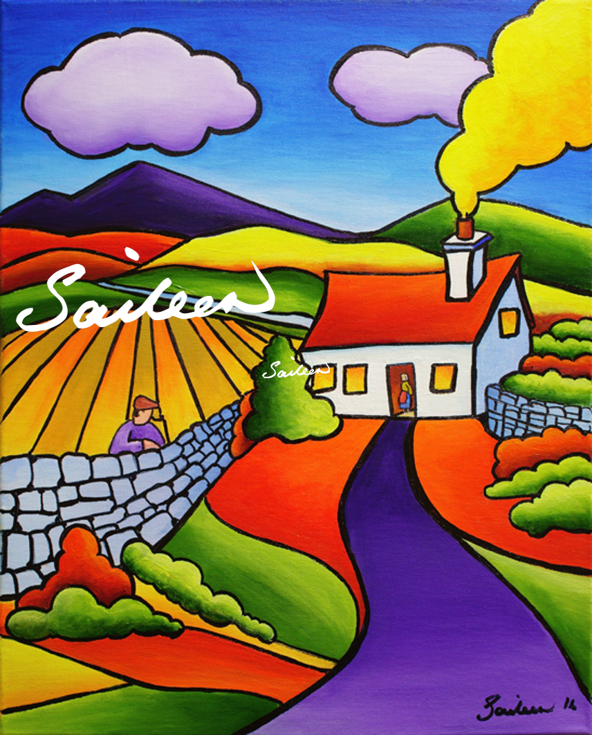 Happy Days Original - Saileen Drumm Art