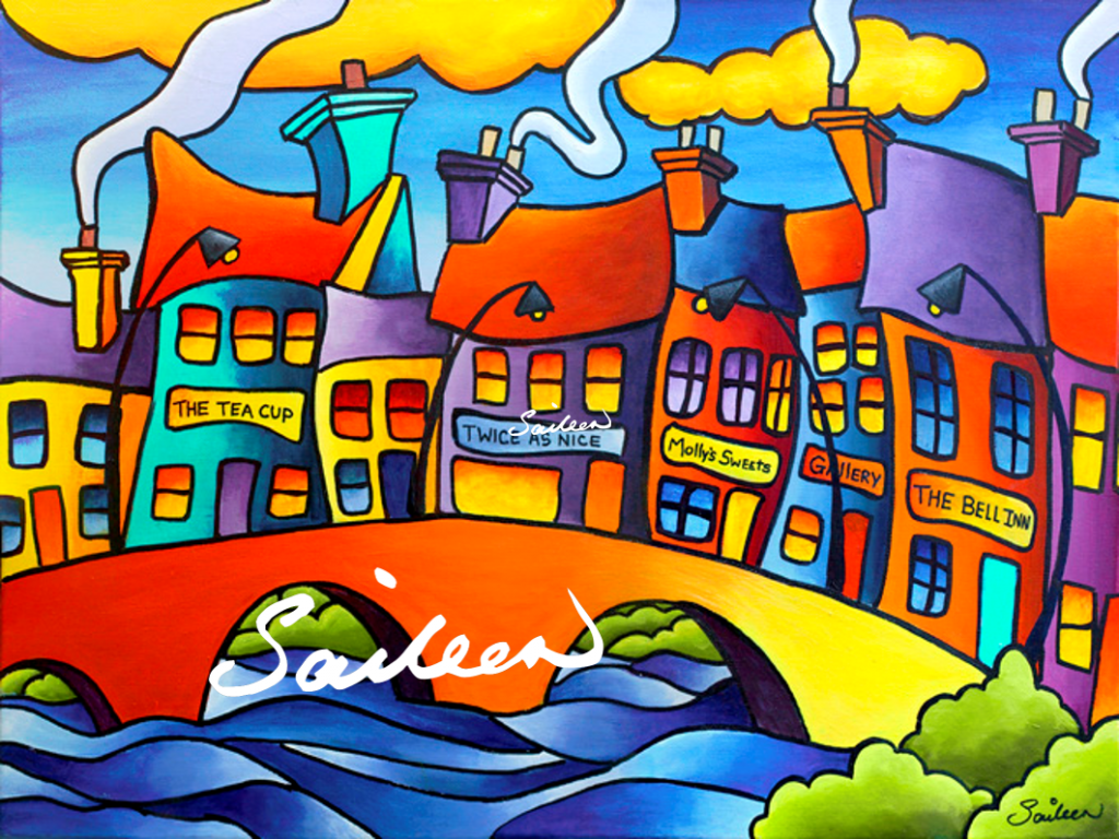 Shop Talk Coasters - Saileen Drumm Art